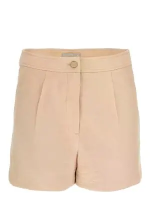 Guess Tailored Pleated Shorts - Neutrals