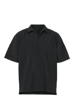 Issey Miyake Homme Plissé Monthly Colors: August Pleated Shirt - Grey