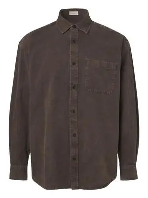 THE ROW Sadel Denim Shirt - Brown