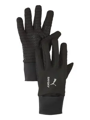 PUMA X Saysky Storm Shield Fingered Running Gloves - Black