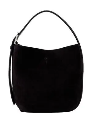 TOTEME Belted Suede Tote Bag - Brown