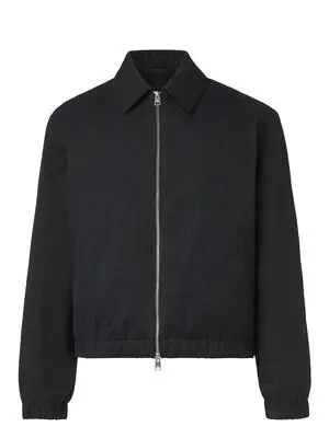 AMI Paris De Coeur Cotton Blouson Jacket - Black