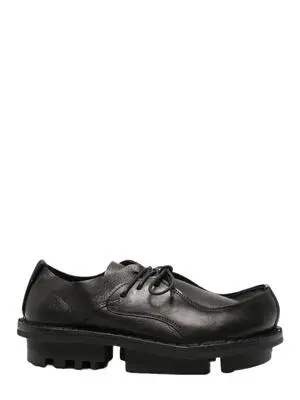 TRIPPEN Trippen Sisyphos Leather Lace-Up Shoes Black