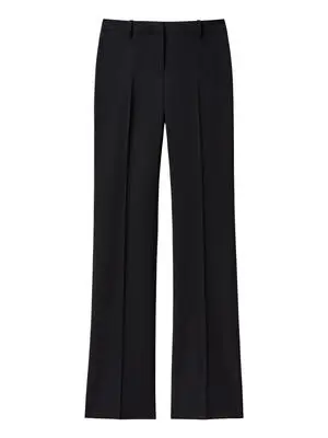 Lafayette 148 New York Lafayette 148 New York Responsible Stretch Wool Greene Straight Pant Beet Melange