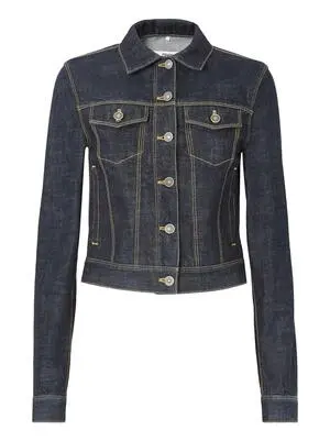Fendi FENDI Slim Fit Denim Jacket Blue