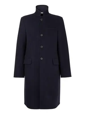 Fendi Equestrian Wool Coat - Blue