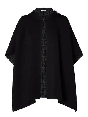 Fendi Poncho - Black