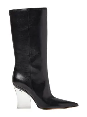 Fendi Illusion Knee-high Boots With Architectural Heel - Black