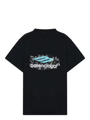 Balenciaga T-shirt With Logo - Black