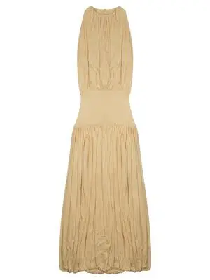 TOTEME Drapery Viscose Maxi Dress - Yellow