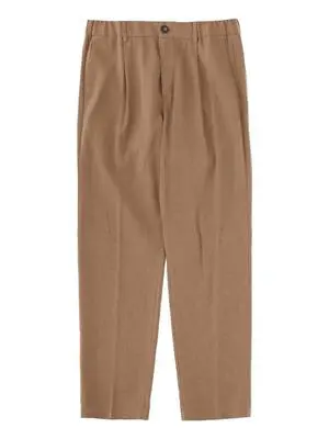 Herno Tailored Linen Blend Trousers - Brown