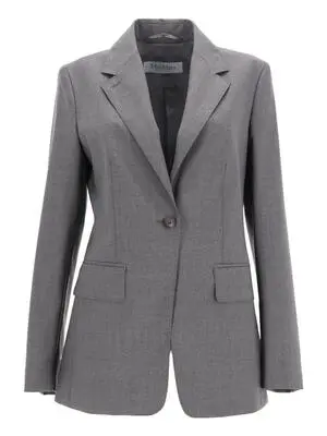 Max Mara Single-breasted Blazer - Gray