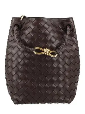 Bottega Veneta Small Andiamo Bucket Bag - Brown