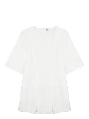 TOTÊME TOTEME Pleated V-Neck Blouse