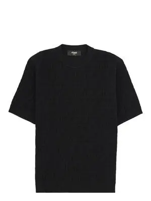 Fendi Ff Cotton T-shirt - Black