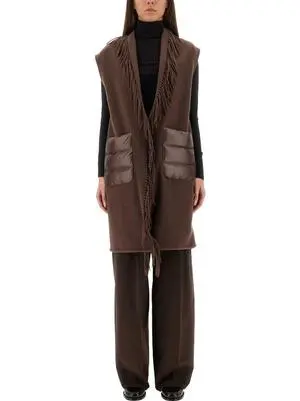 Herno Resort Sleeve Made Of Warmy And Ultralight Nylon - Brown