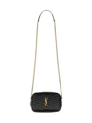 Saint Laurent Mini Lou Bag - Black
