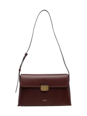A.p.c. Simone Leather Bag Red