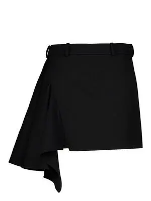 GIVENCHY GIVENCHY Wool Mini Skirt With Slit