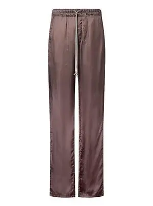 Rick Owens Dietrich Drawstring Satin Trousers 36 Grape