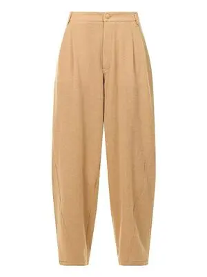 DARKPARK Phebe Wide-leg Cashmere Wool Trousers - Camel