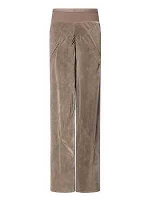 RICK OWENS Bias Wide-leg Velvet Trousers 14
