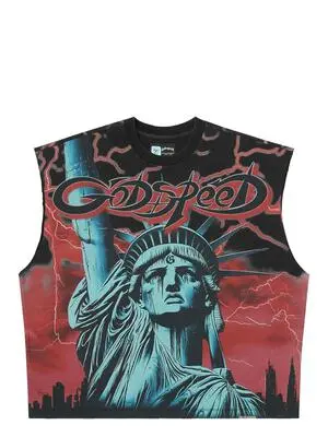 GODSPEED Voltage Sleeveless T-shirt - Red