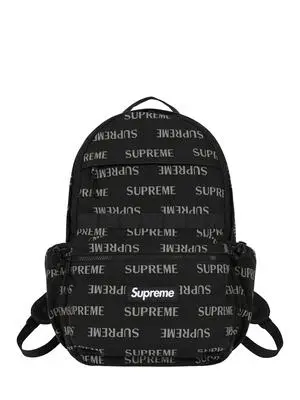 Supreme All-over Logo Backpack - Black