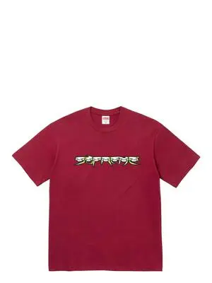 Supreme Skulls Spellout Tee 'cardinal - Red