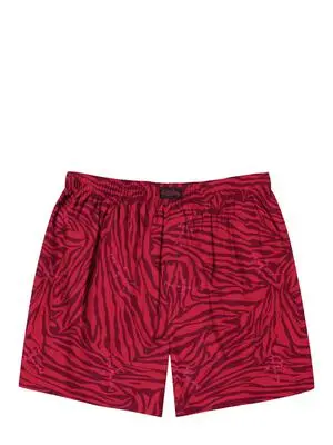 TRAVIS SCOTT Zebra Print Boxers - Red
