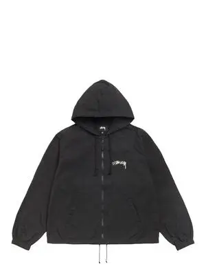 StÜssy Waxed Cotton Beach Shell - Black