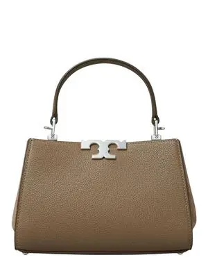 Tory Burch Tory Burch Eleanor Pebbled Satchel Brown