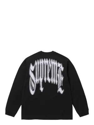 Supreme Intarsia Long-sleeve Top - Black
