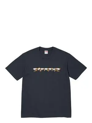 Supreme Skulls Spellout Tee 'navy - Blue