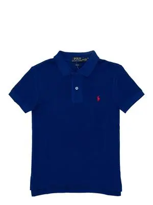 Polo Ralph Lauren Classic Polo With Logo - Blu