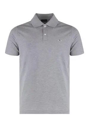 Paul & Shark Classic Cotton Piqué Polo Shirt With Side Slits - Grey