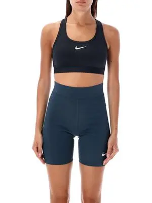 Nike Performance Sports Bra With Scoop Neck And Racerback Support - Nero