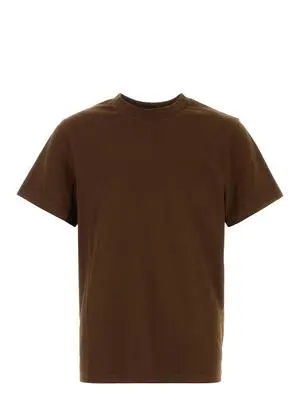 ENTIRE STUDIOS Chocolate Cotton T-shirt - Brown