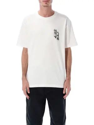 Rvca All Seeing T-shirt Relaxed Fit, Large - Salt