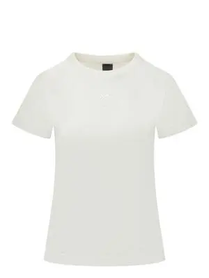 Pinko Embroidered Logo T-shirt - Bianco