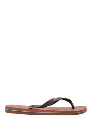 Havaianas HAVAIANAS Classic Logo Flip-Flops Rust Coffee