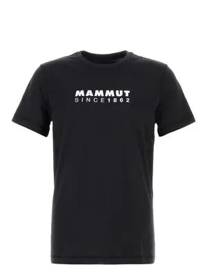 MAMMUT SWISS1862 100% Cotton T-shirt - Black