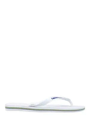 Havaianas Brasil Logo Rubber Flip-flops - Bianco