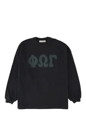 Fear Of God Washed 100% Cotton Essentials T-shirt - Charcoal