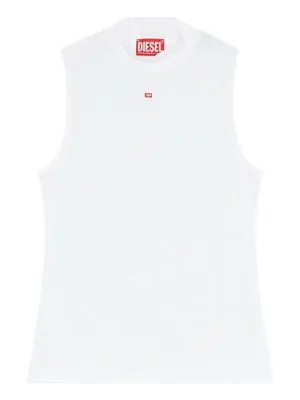 DIESEL® DIESEL Sleeveless Mock Neck Relaxed Fit T-Shirt