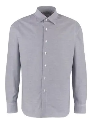 THE ALPHABET The (alphabet) Alphabet Gingham Printed Cotton Shirt