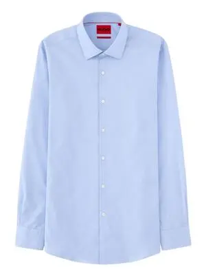 Hugo Hugo Classic Cotton Shirt For Men Azure