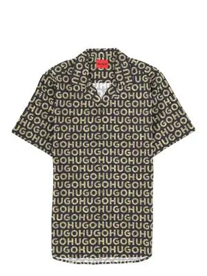 Hugo Classic Cotton Shirt For - Green
