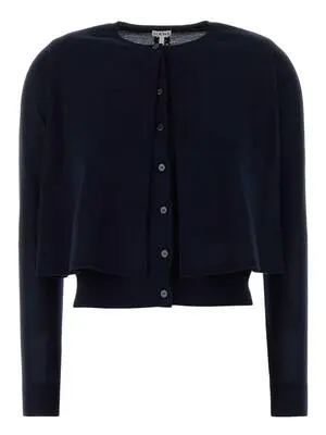 Loewe Wool Cardigan - Blue