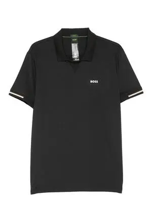 BOSS Technical Fabric Polo Shirt - Black